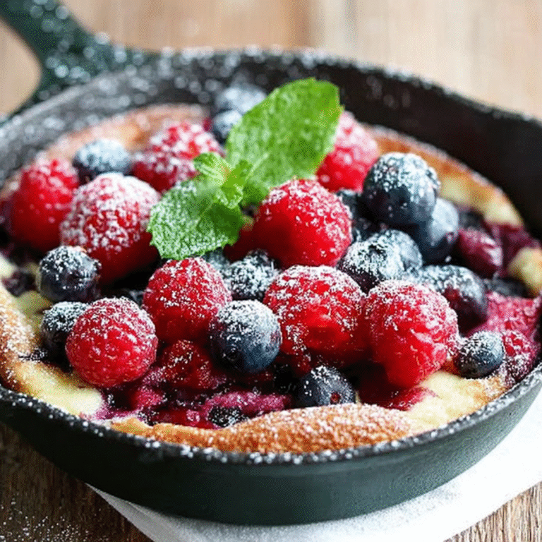 Clafoutis Rustique aux Fruits Rouges - Saveurs Maison