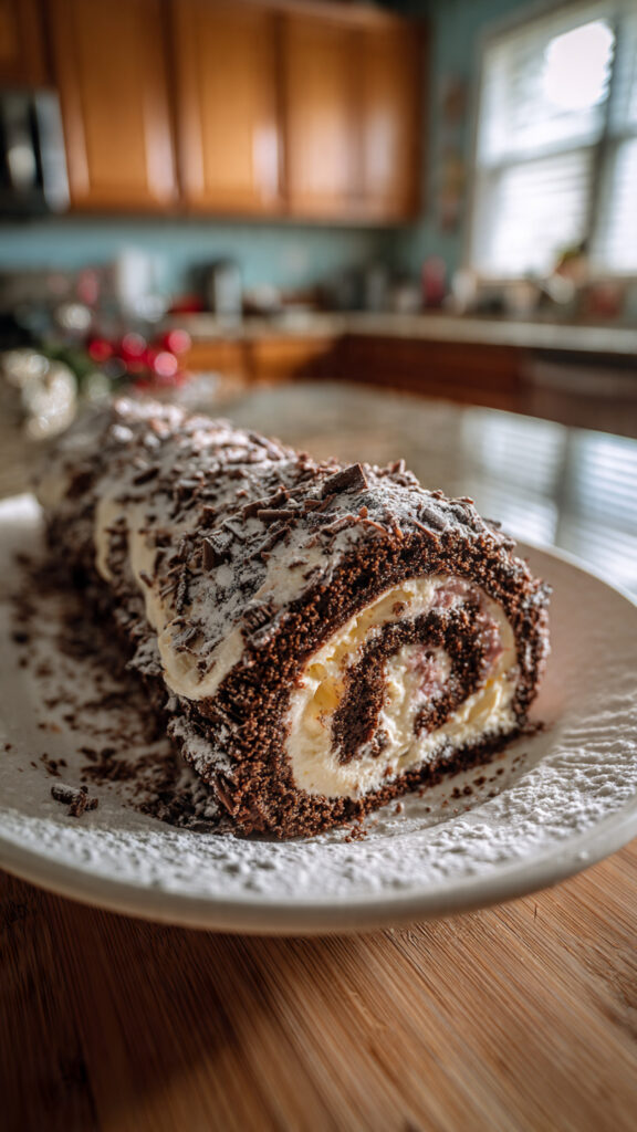 Bûche Façon Forêt Noire – L’Élégance Chocolat & Cerises des Fêtes ...
