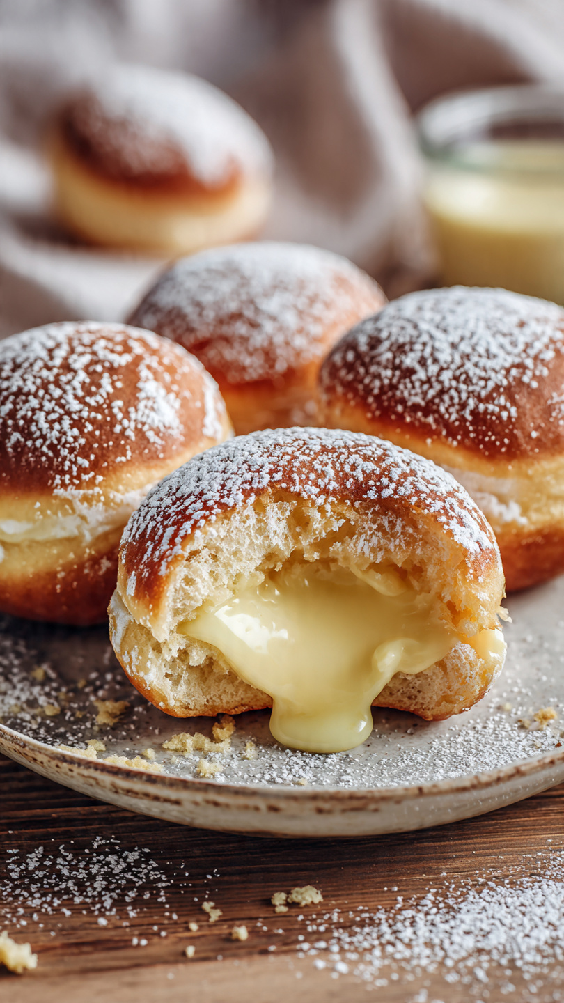 Bomboloni – Les Beignets Italiens Ultra Moelleux au Cœur Coulant ...